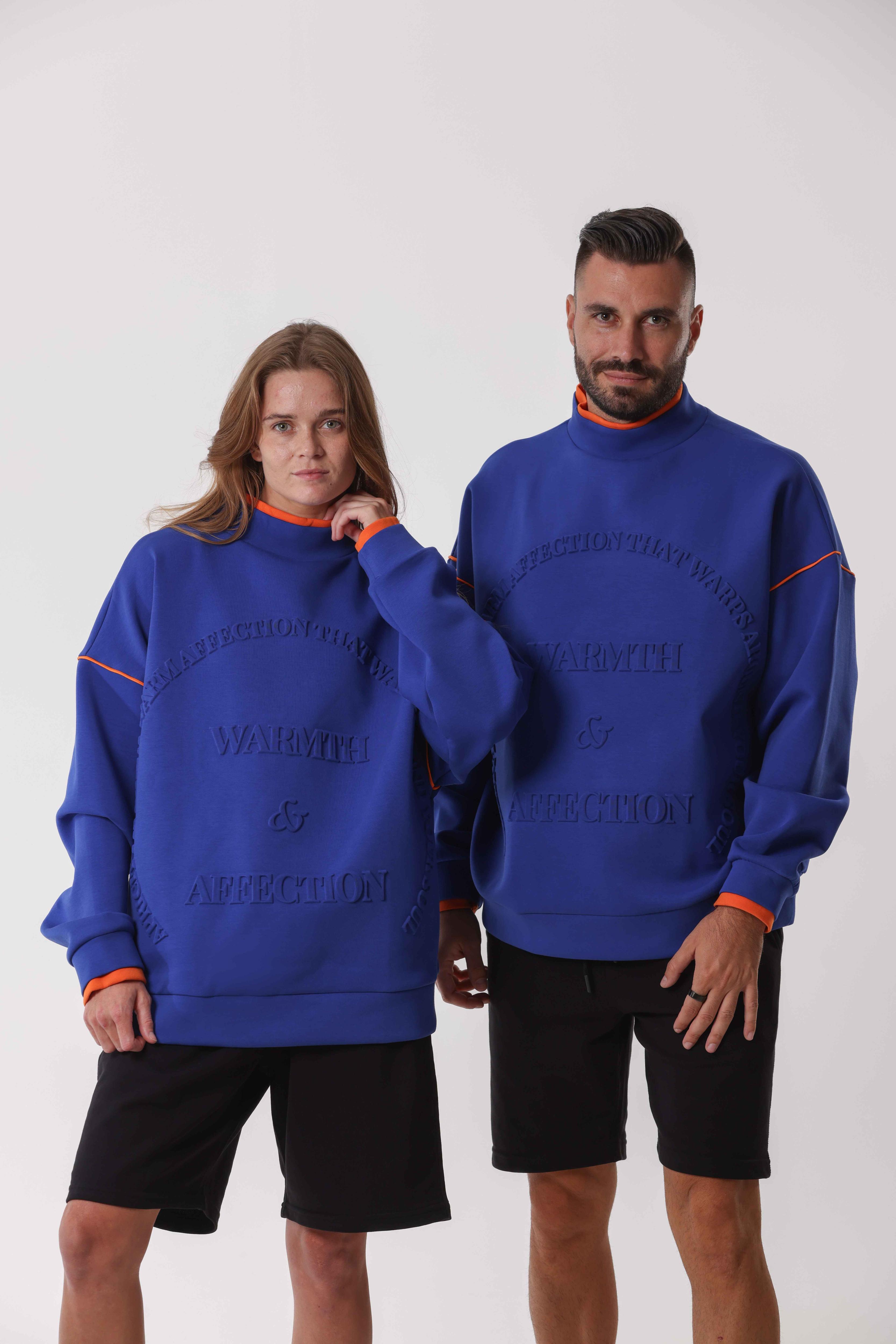 Oversized Dual-Tone Sweatshirt – APRICITY